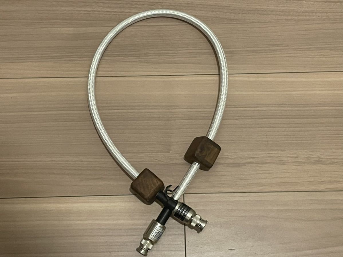 Yahoo!オークション - オーディオみじんこ 50ΩBNCケーブル 0.7m 10Mク...