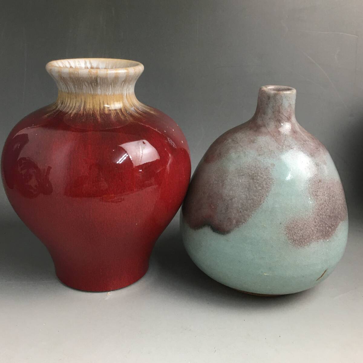 Yahoo!オークション - KI27/83 花瓶 在銘 まとめて7点 花器 壁掛け 陶...