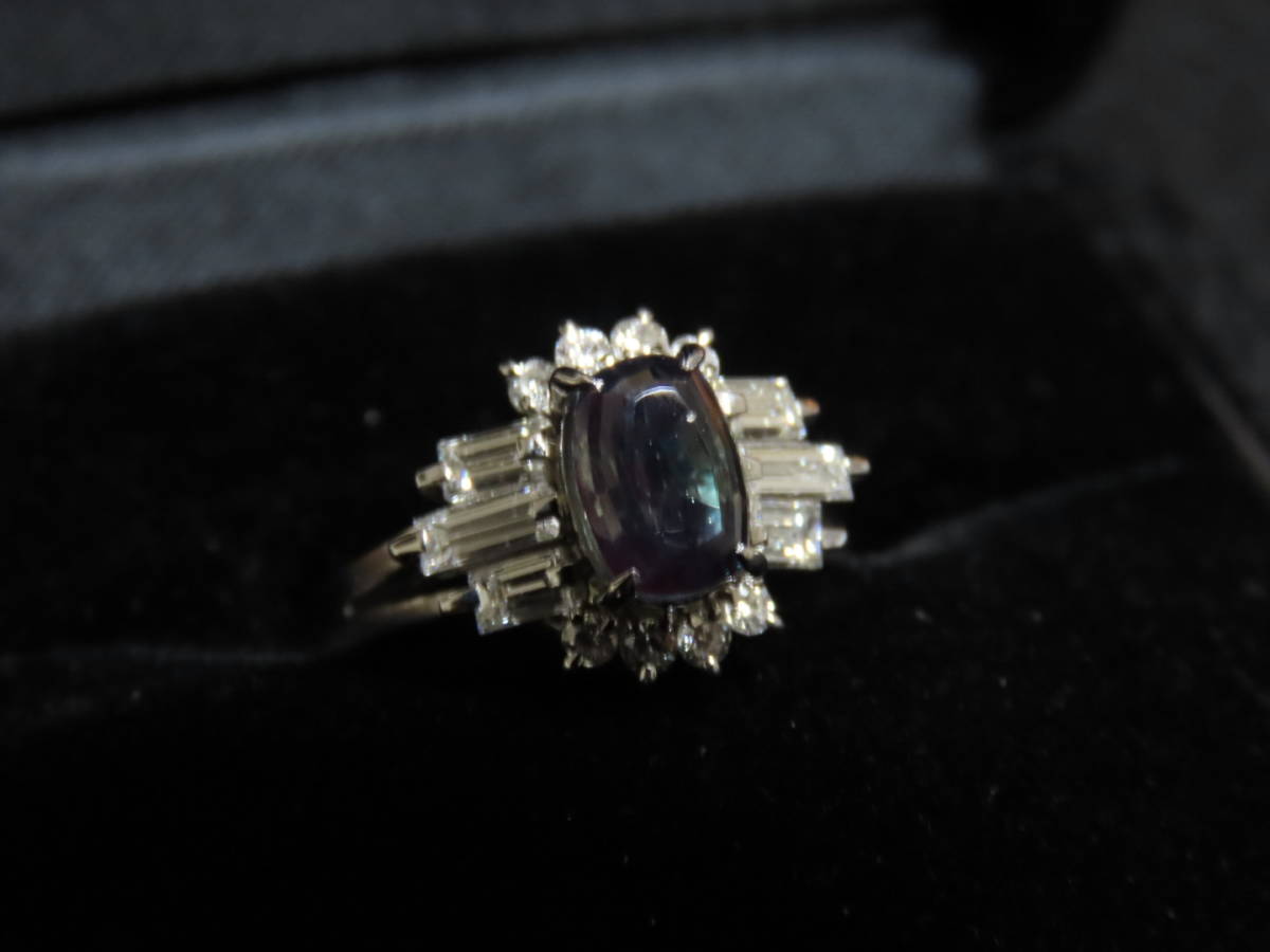 Yahoo!オークション - 大粒 高品質 1.98ct 天然アレキサンドライト デ...