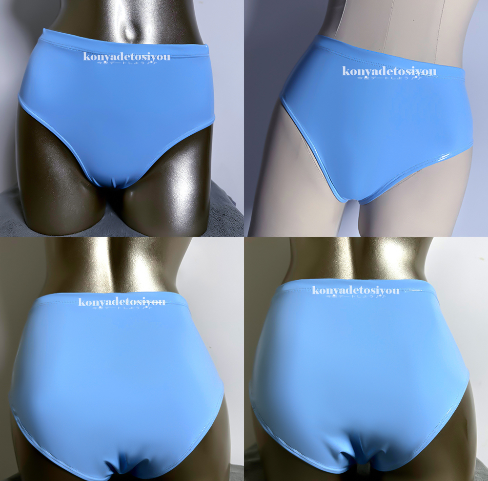 Yahoo!オークション - LJH23001青 超光沢 ブルマ ショーツ 体操服 タイ...