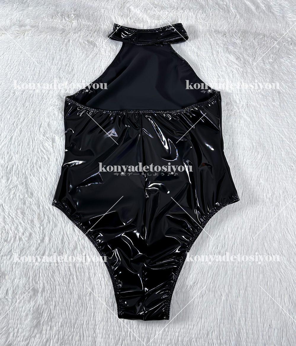 Yahoo!オークション - LJH23047黒 超光沢 バックシャン ハイレグ 水着...