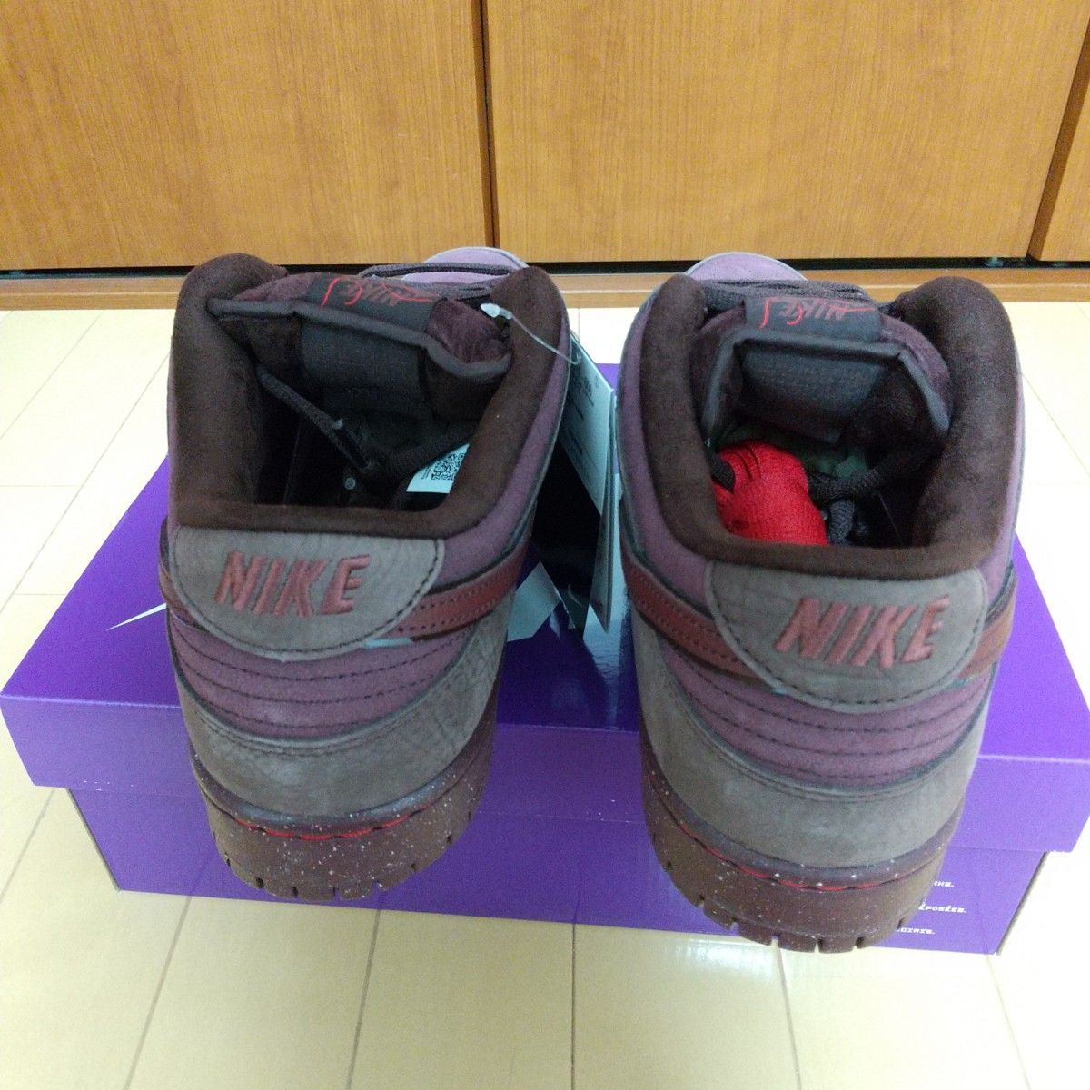 NIKESB DUNK LOW PRM バーガンディ ココナッツミルク 30cm NIKESB DUNK LOW PRM バーガンディ ココナッツミルク 30cm