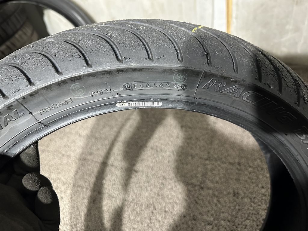 Yahoo!オークション - 120/595R17 1本 BRIDGESTONE RACING BATTLAX W01...