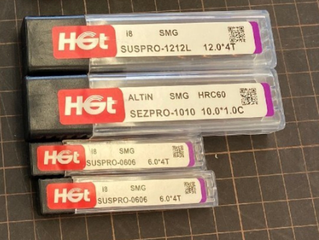 Yahoo!オークション - HGT 超硬エンドミル 4本セット 日進工具 osg mol...