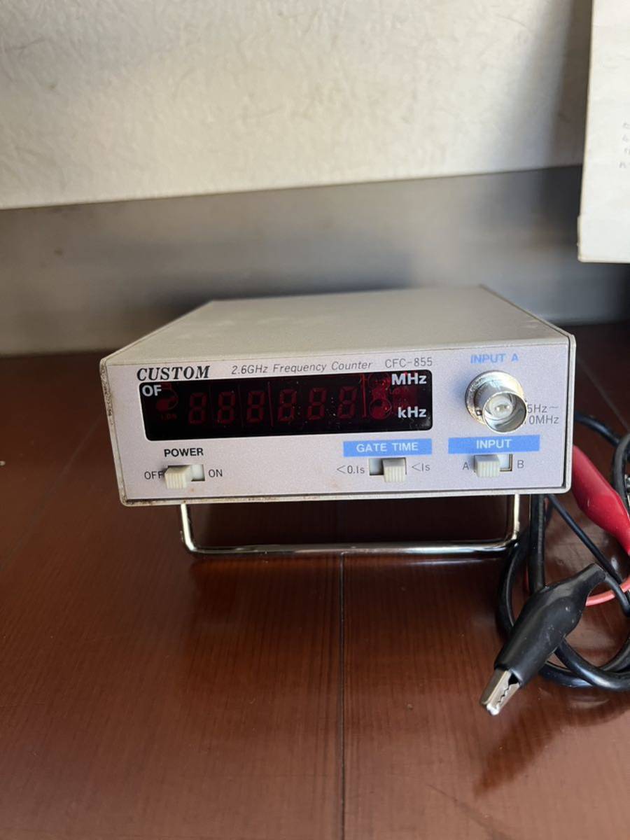 Yahoo!オークション - CUSTOM カスタム 2.6GHz周波数カウンタ CFC-855...
