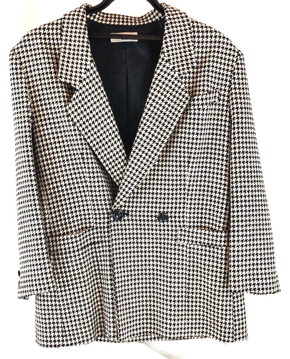 Yahoo!オークション - BACALL バコール 千鳥格子 ジャケット 13AR 13号...