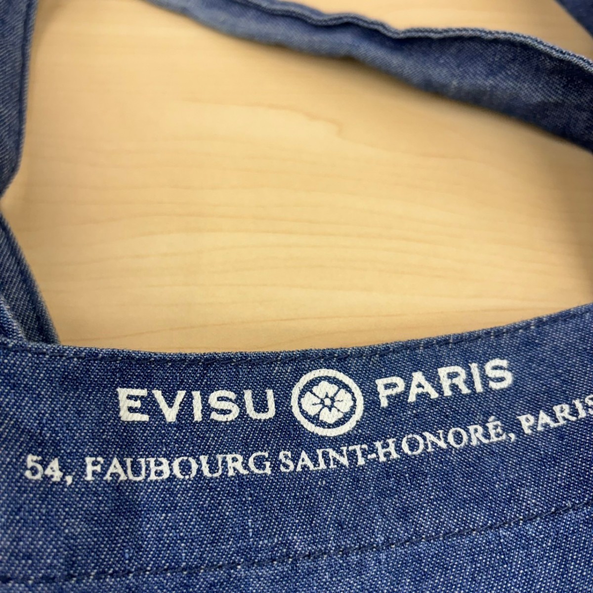 Yahoo!オークション - EVISU エヴィス カモメ ペイント シャンブレー ...