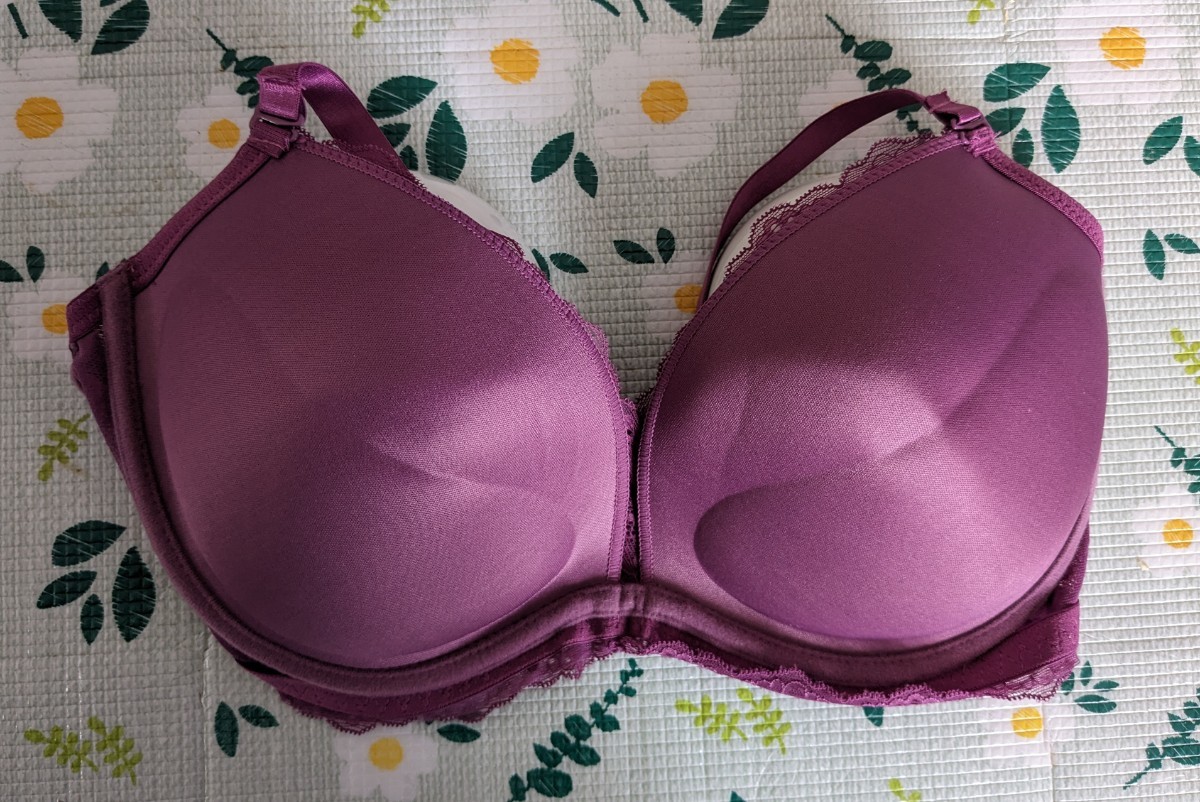 Yahoo!オークション - [未使用]ニチマン塚越 ブラジャー I80 パープル