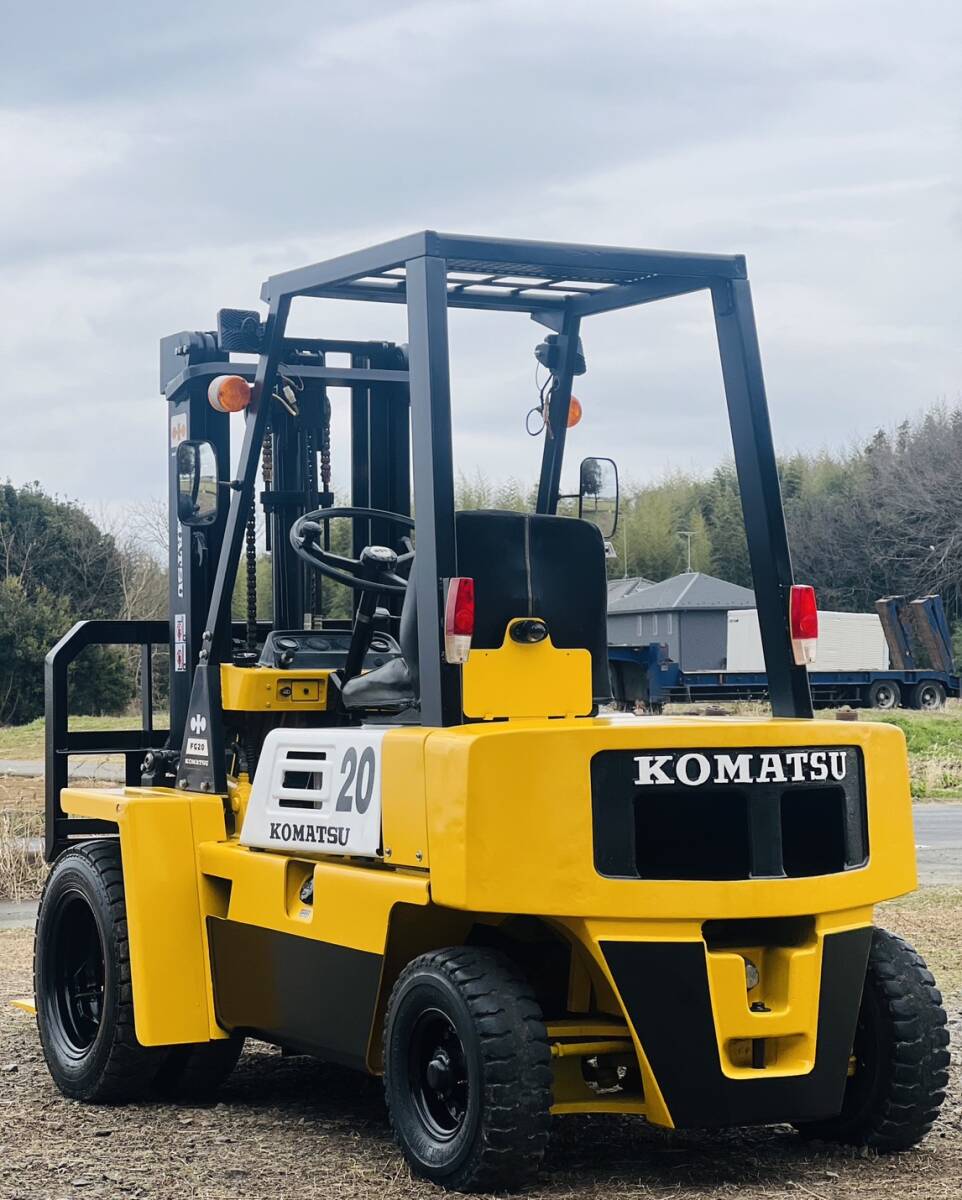 Yahoo!オークション - コマツ | KOMATSU FG 20-7 フォークリフト2.0T ...
