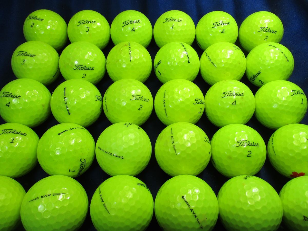 Yahoo!オークション - 1894【 級】タイトリスト Titleist -AVX- [イエ...