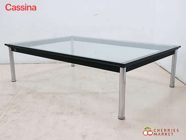 Yahoo!オークション - Cassina カッシーナ LC10-P テーブル/ガラステ...