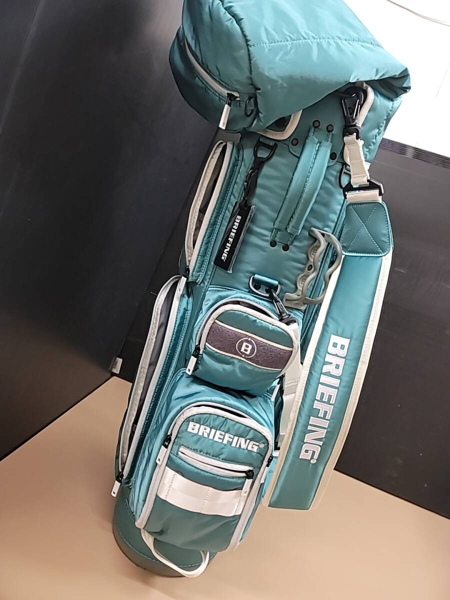 Yahoo!オークション - N118[16]T69(キャディバッグ) 美品 BRIEFING/ブ...