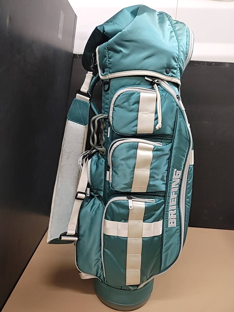 Yahoo!オークション - N118[16]T69(キャディバッグ) 美品 BRIEFING/ブ...