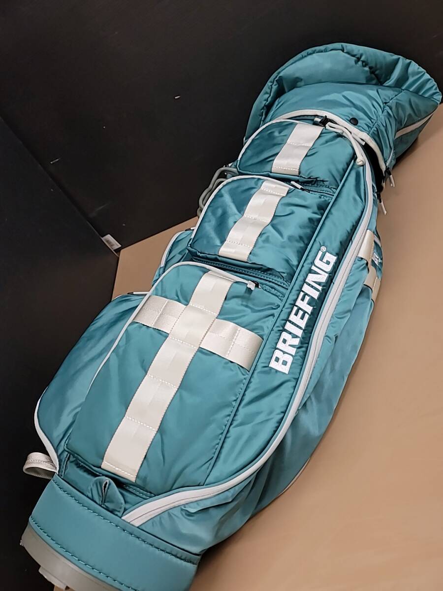 Yahoo!オークション - N118[16]T69(キャディバッグ) 美品 BRIEFING/ブ...
