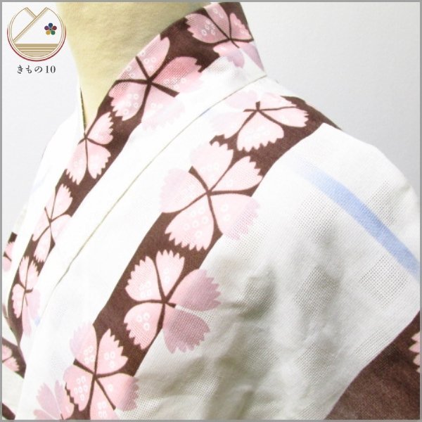 Yahoo!オークション - 着物10 1円 綿麻 浴衣 【prideelide】 身丈161c...