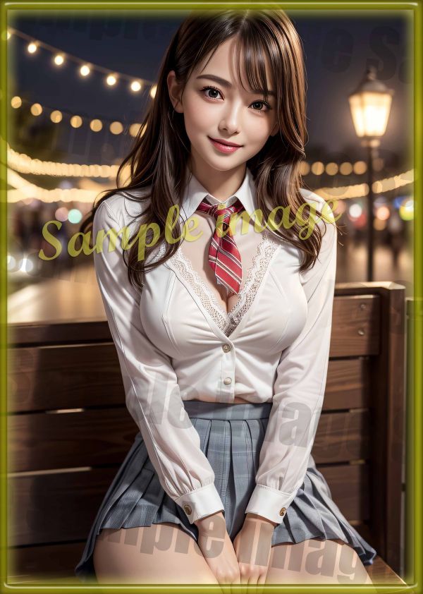 Yahoo!オークション - F 制服チラっと101円スタート [高解像度] A4写真...