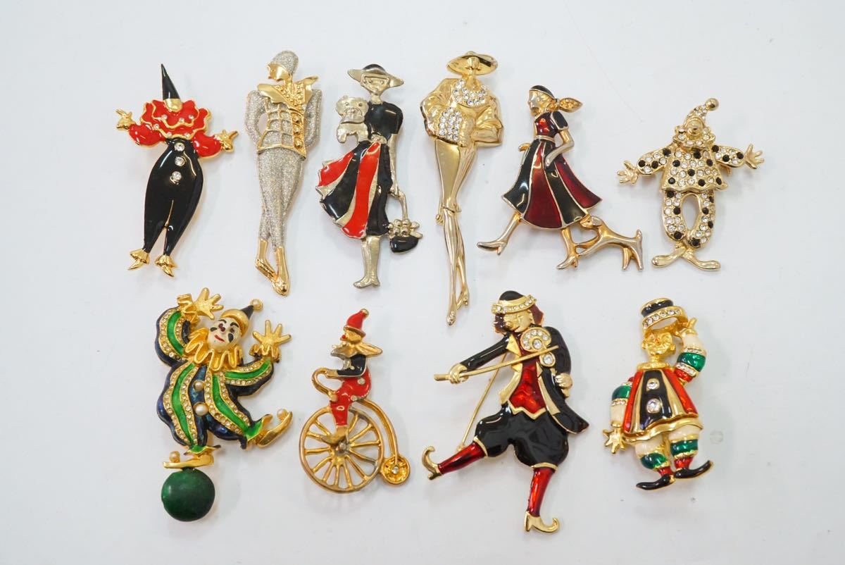 Yahoo!オークション - B254 人像 ピエロ 海外製含む ヴィンテージ ブロ...