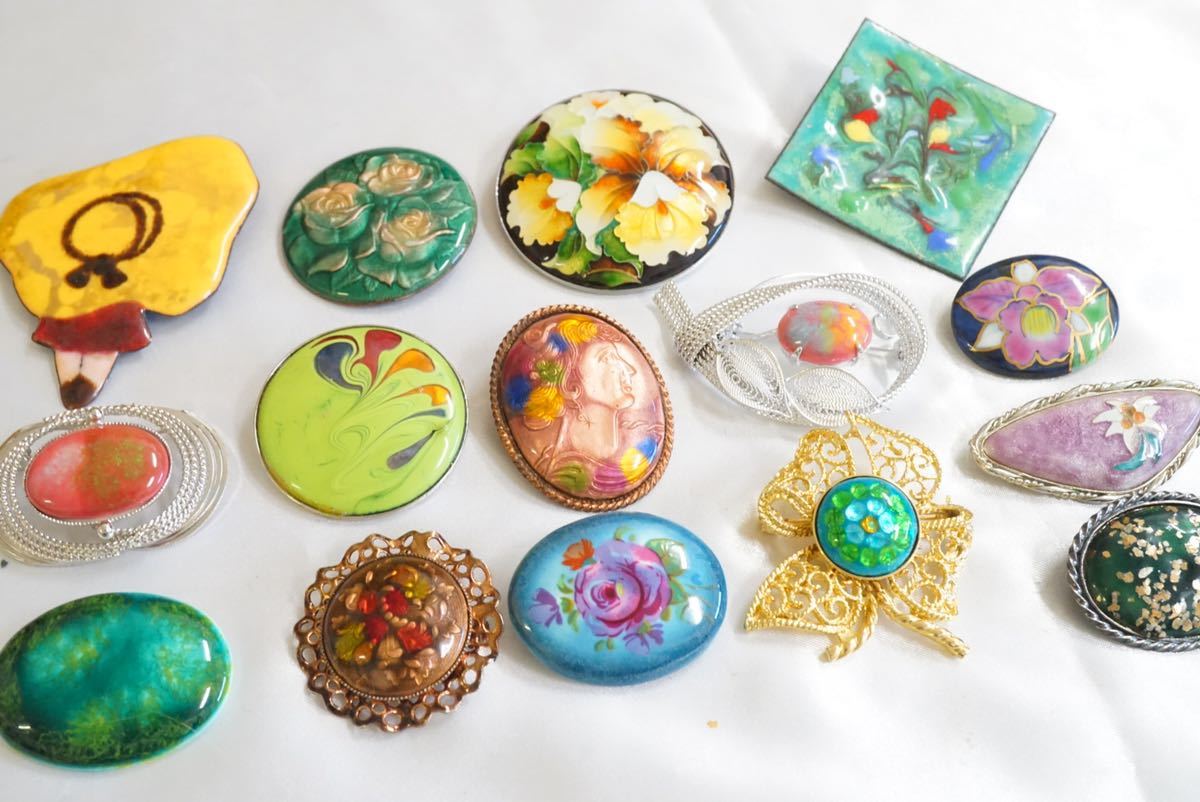 Yahoo!オークション - C343 九谷焼 七宝焼など 陶器 焼き物 ヴィンテー...