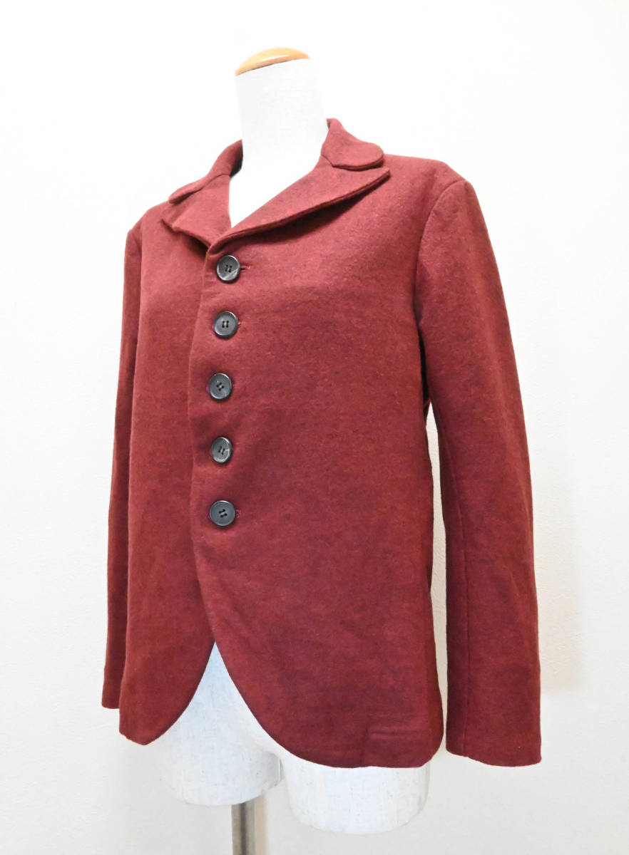 Yahoo!オークション - R92 美品 日本製 Y's ワイズ ウール100％ ジャケ...