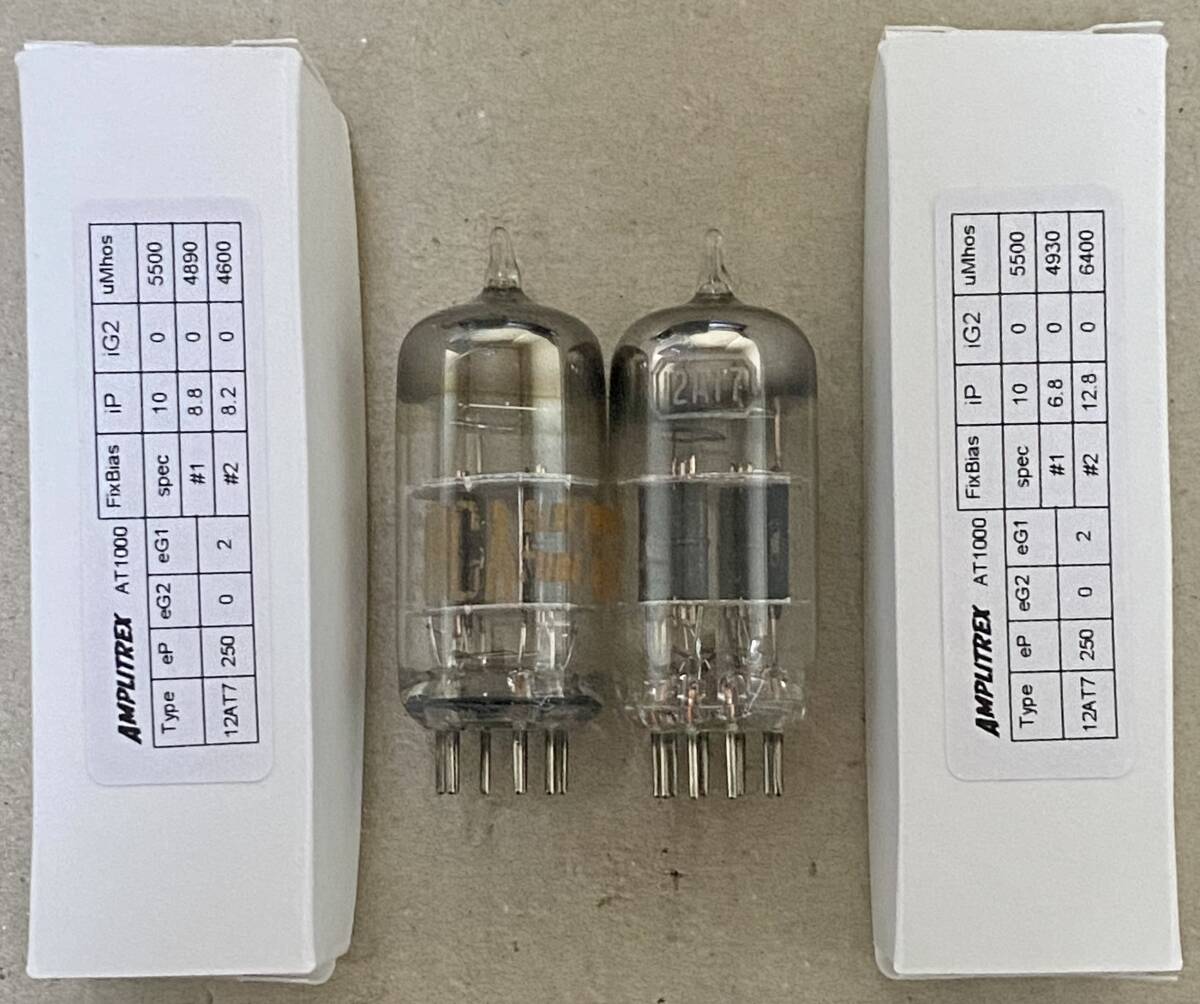 Yahoo!オークション - USED37088 RCA 12AT7（ブラックプレート）2本...