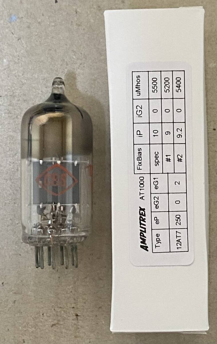 Yahoo!オークション - USED37078 CBS 12AT7（Mullard Blackburn製）