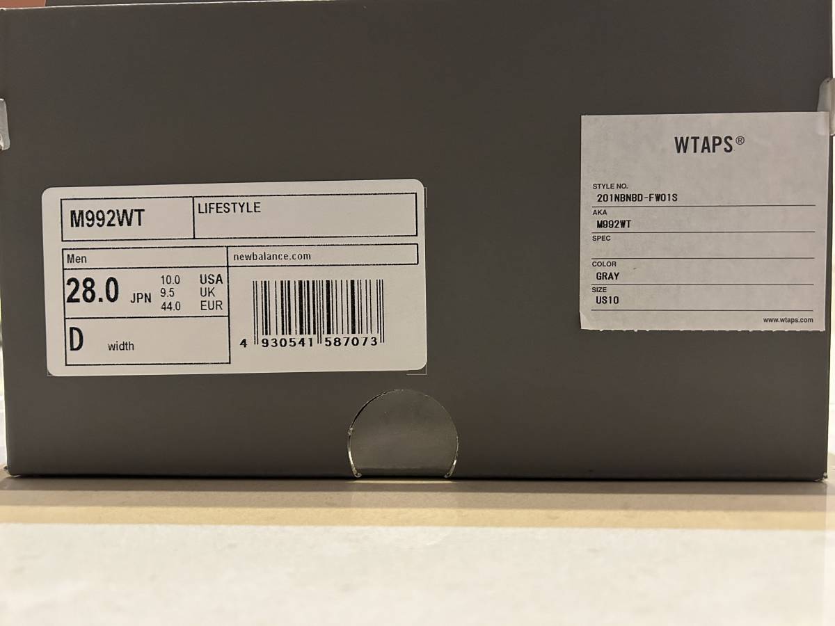 Yahoo!オークション - WTAPS × newbalance M992WT ダブルタップス ニ...
