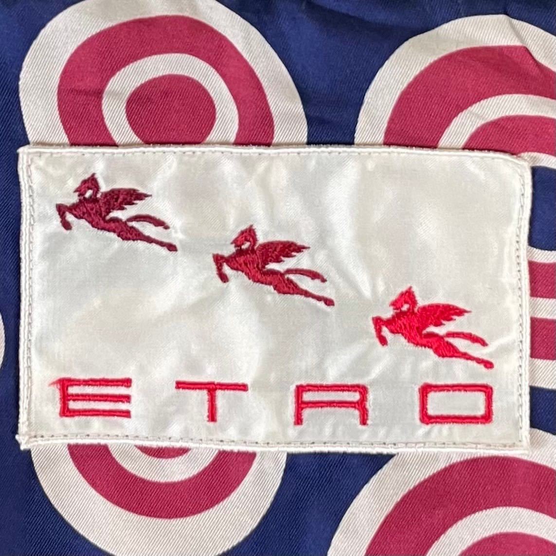 日本代購代標第一品牌【樂淘letao】－極上カシミヤ100%!!!エトロ『伝説の逸品』 ETRO ダウンジャケット L ケーブルニット 裏地総柄 モコモコ 中綿 肉厚 重厚感 グリーン 春