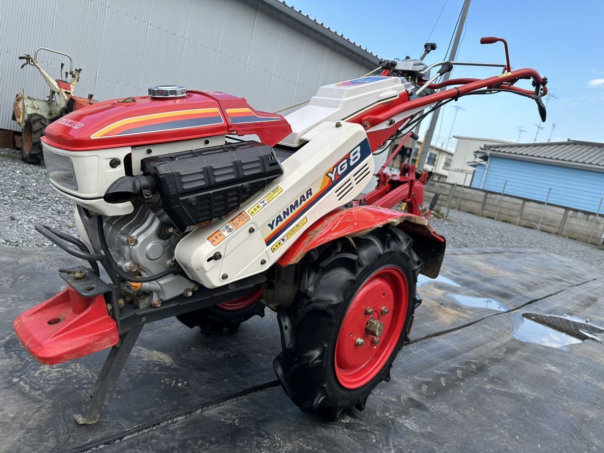 Yahoo!オークション - ヤンマー YG8 管理機 耕運機 ガソリンエンジン 8...