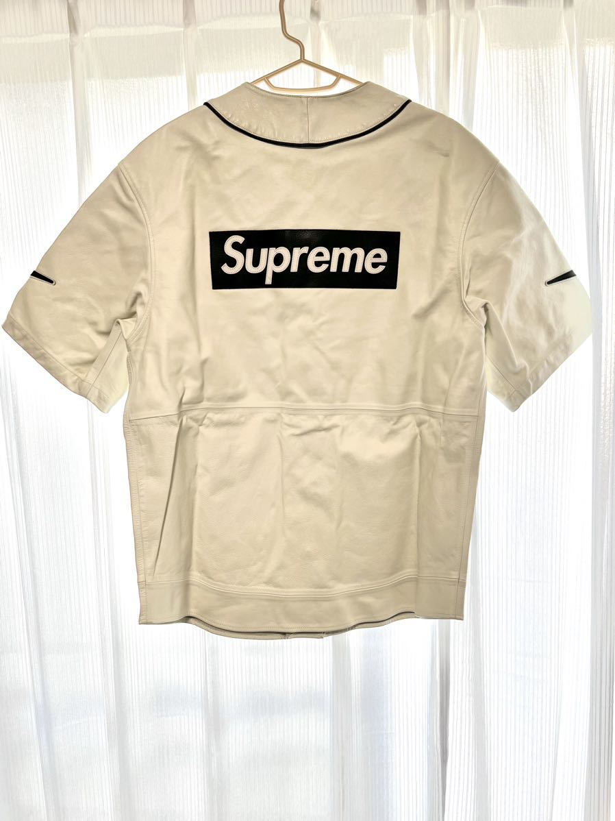 19AW SUPREME NIKE Leather Baseball Jersey シュプリームナイキ 19AW SUPREME NIKE Leather Baseball Jersey シュプリームナイキ