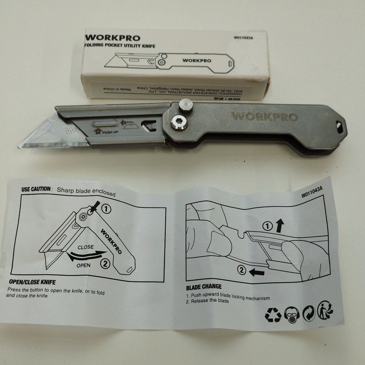 Yahoo!オークション - 0602y2110 WORKPRO カッター カッターナイフ ユ...