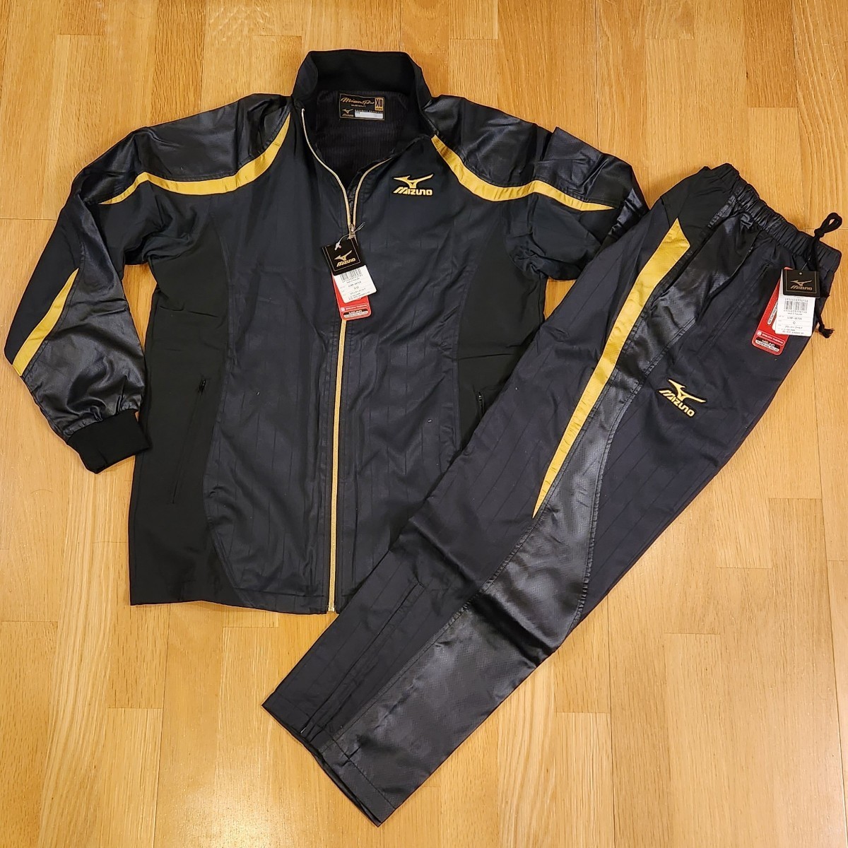 ミズノプロ 受注会 限定 ブレスサーモ ウインドブレーカー 上下セット XO/O 黒×金 mizuno pro 野球 ジャージ セットアップ ミズプロ(セット)｜売買されたオークション情報 ...
