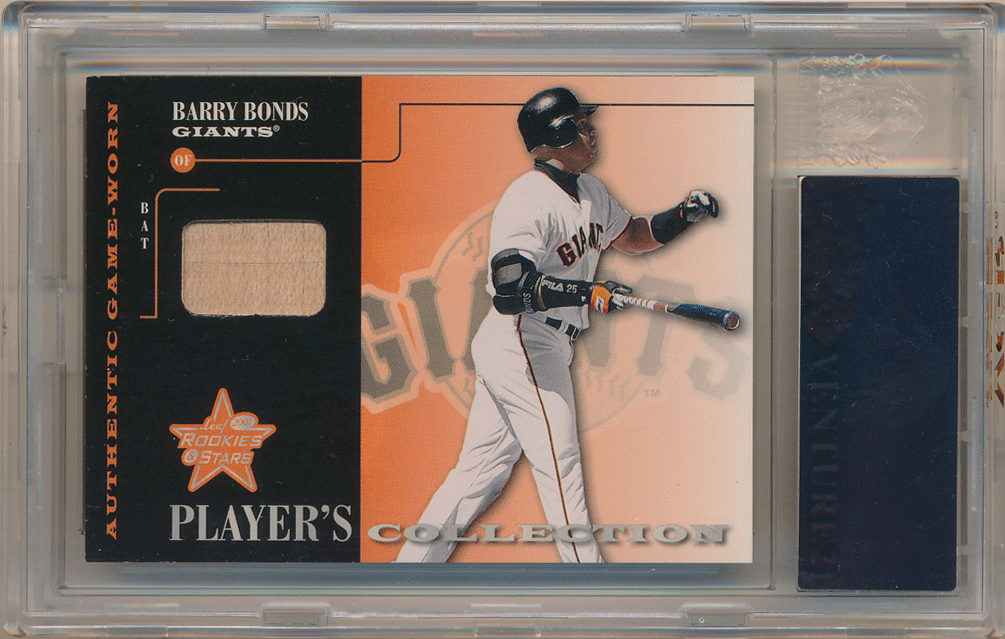 日本代購代標第一品牌【樂淘letao】－Barry Bonds MLB 2001 Leaf Rookies & Stars Player's Collection Bat 100枚限定 VGR ...