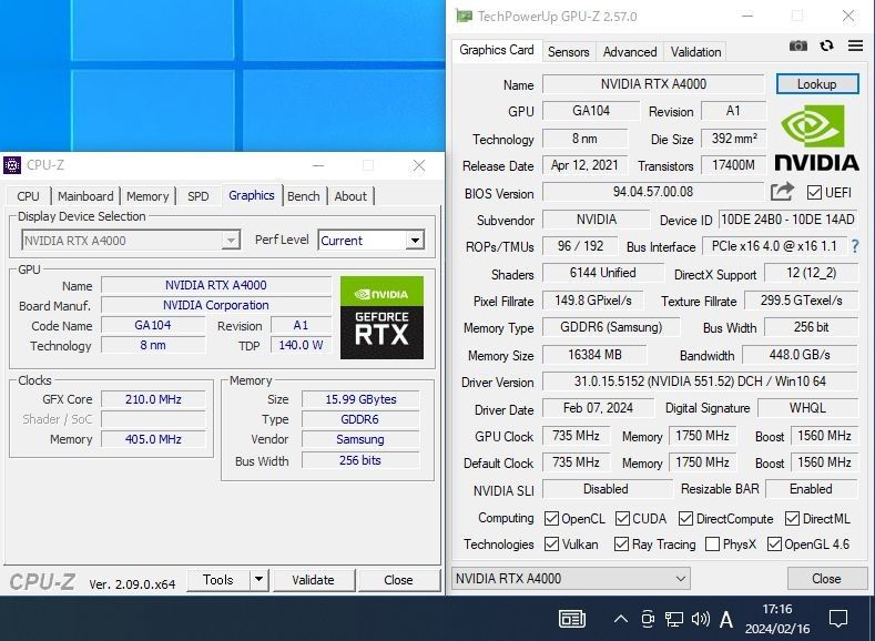 RTX A4000/NVIDIA|Yahoo!フリマ(旧PayPayフリマ) RTX A4000/NVIDIA|Yahoo!フリマ(旧PayPayフリマ)