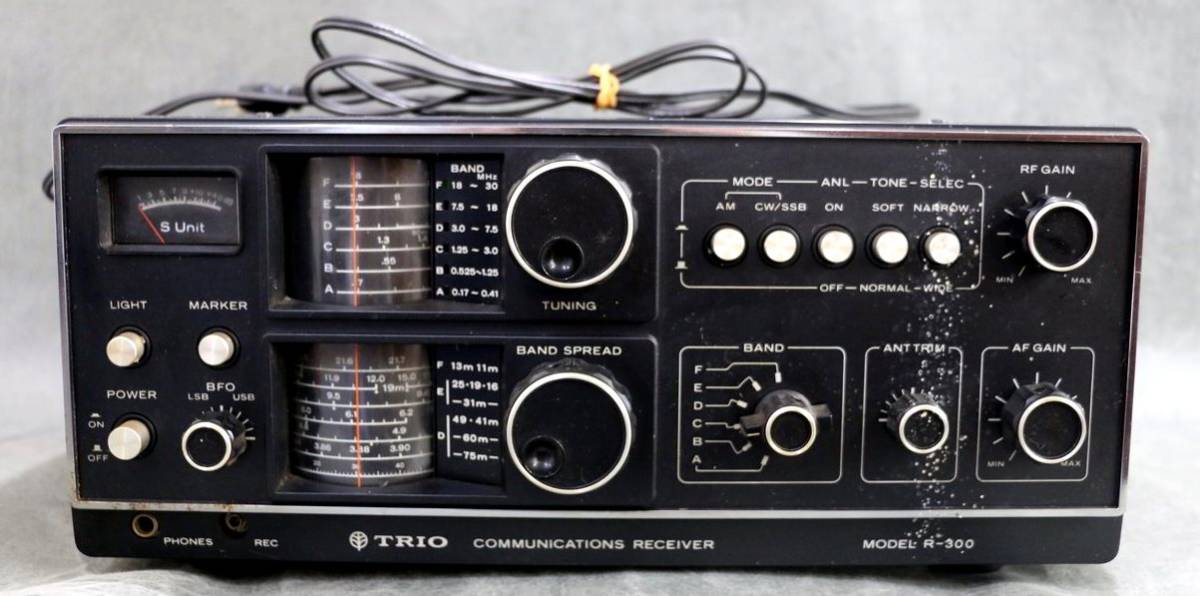 1円 無線機 TRIO トリオ 受信機 COMMUNICATIONS RECEIVER R-300 レシーバー アマチュア無線(受信機)｜売買されたオークション情報、yahooの商品情報を ...