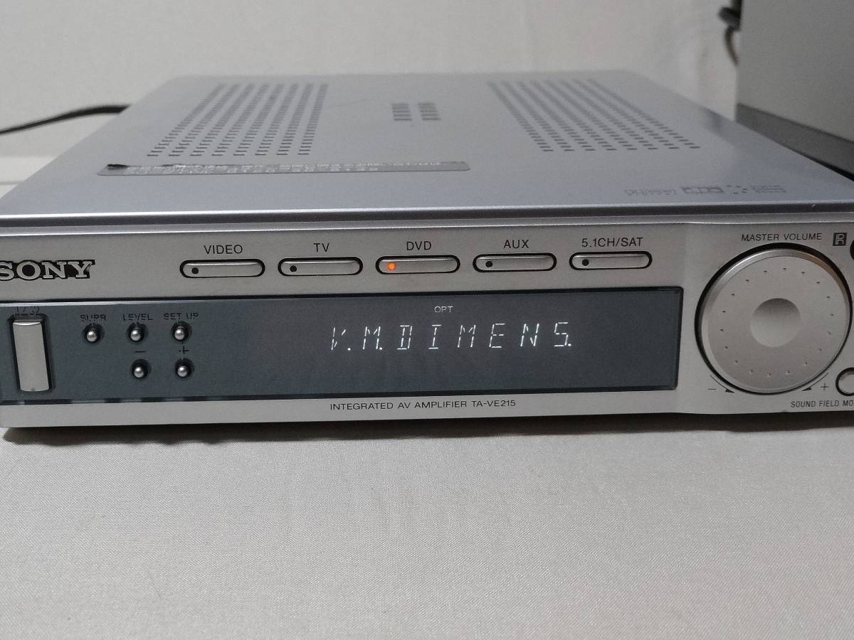 Yahoo!オークション - SONY ソニー 5.1chサラウンドセット/AVアンプ TA...