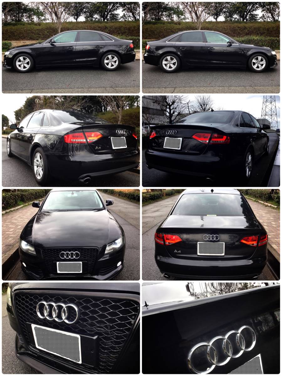 Yahoo!オークション - 売切 アウディA4 1.8TFSI 【実走72900km/AA4点...