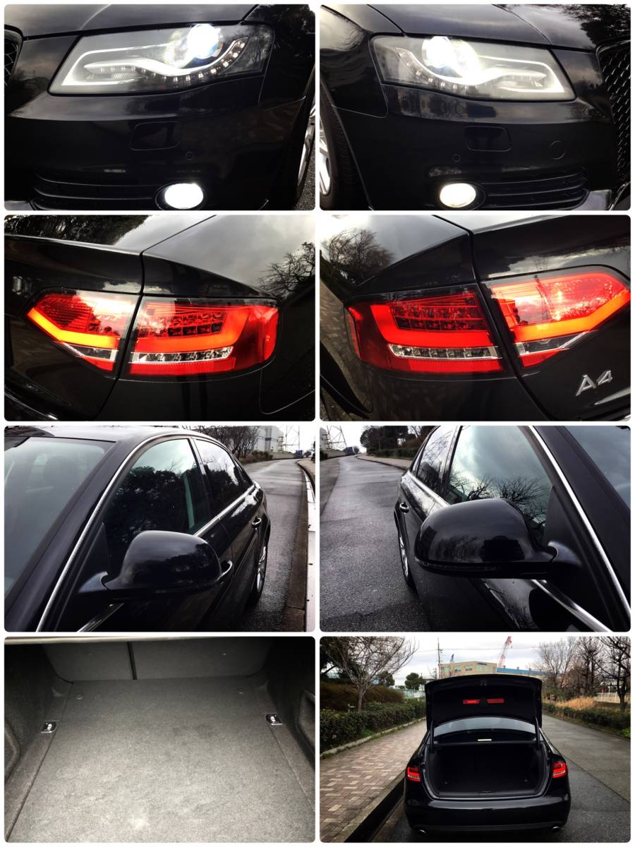 Yahoo!オークション - 売切 アウディA4 1.8TFSI 【実走72900km/AA4点...