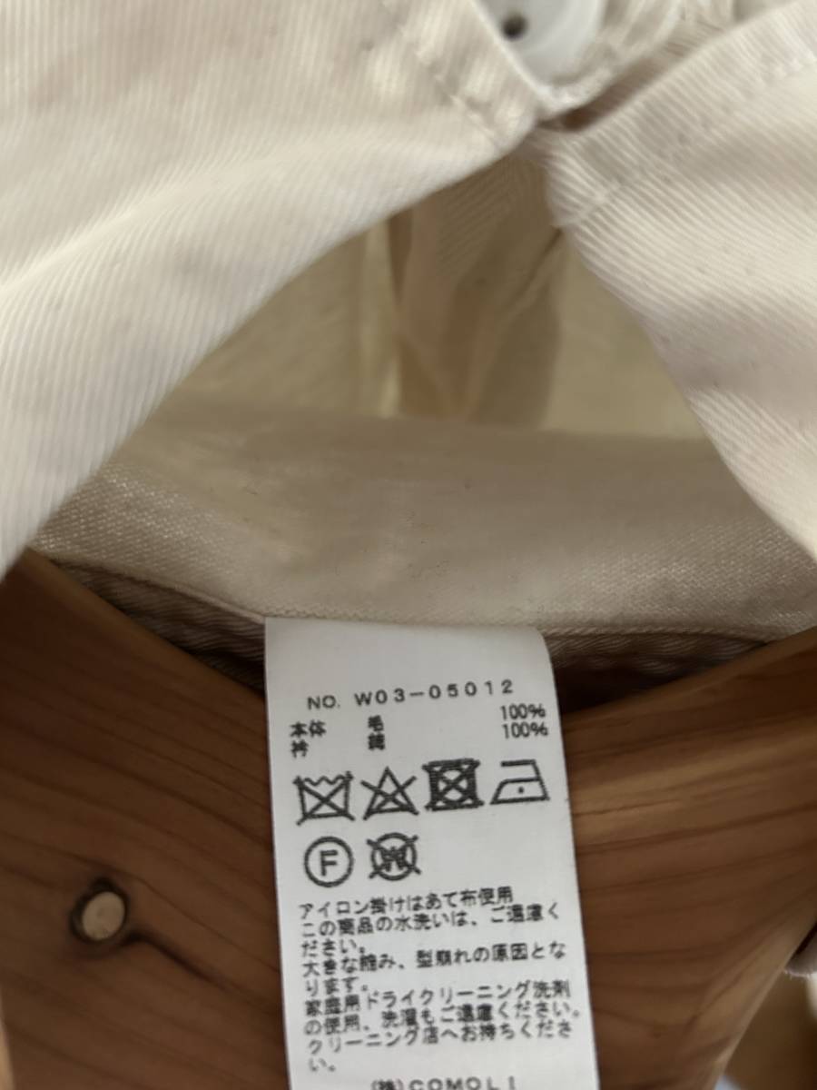 Yahoo!オークション - 【新品】COMOLI ウール ラグビーシャツ W03-0501...