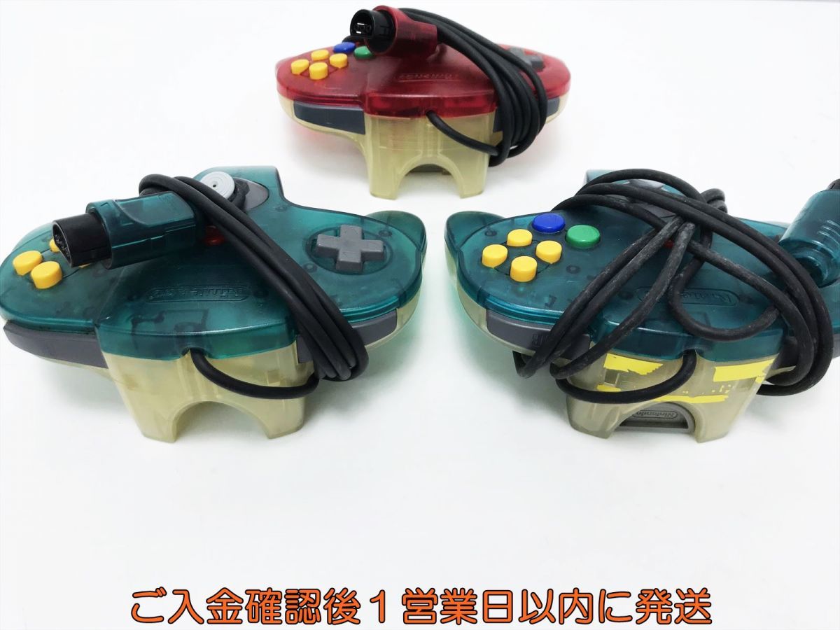 Yahoo!オークション - 任天堂 ニンテンドー64 N64 コントローラー 3個...