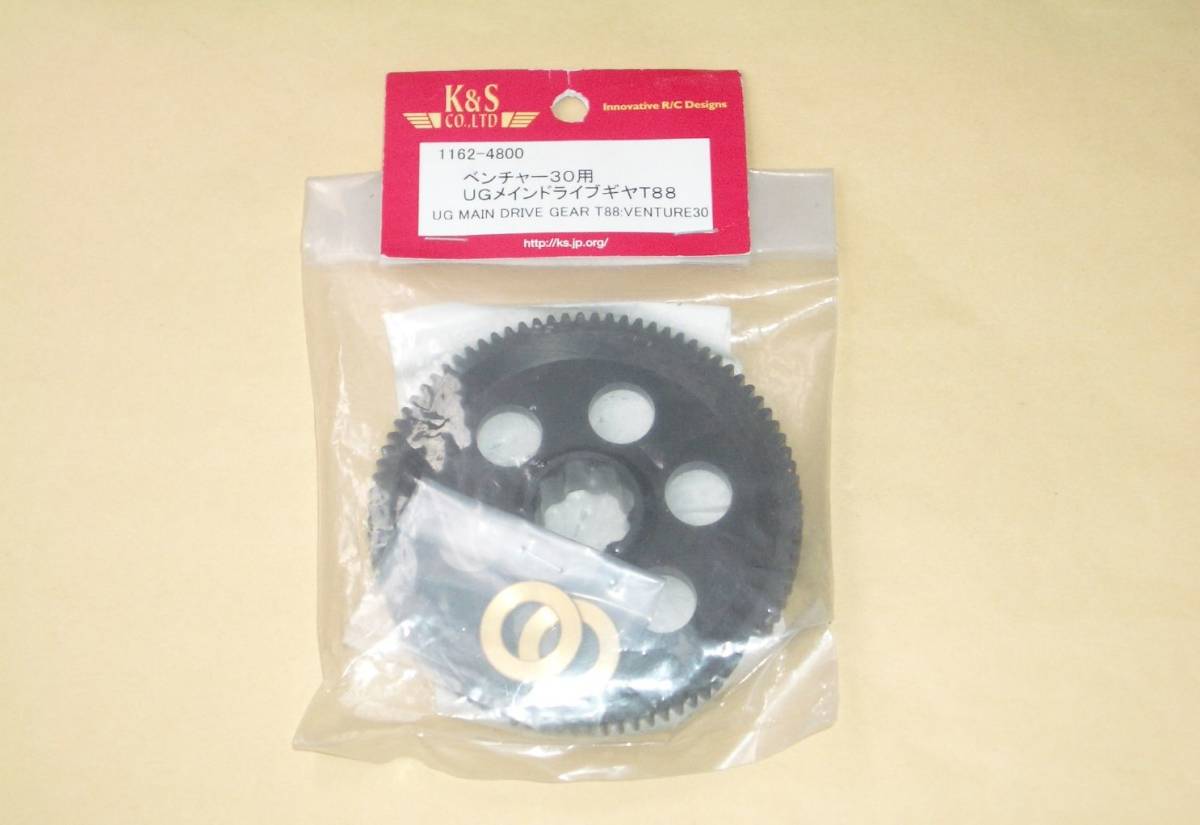 K&S JR ベンチャー30 UG メインドライブギヤ T88 1162 ヘリラジコン パーツ部品 JR VENTURE 30 MAIN DRIVE GEAR 88T(パーツ)｜売買された ...