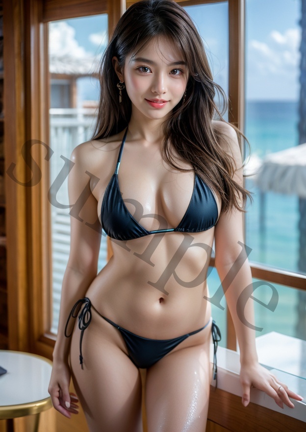 Yahoo!オークション - ラミネート無しも可 1点物 No.2341 AI美女 アー...