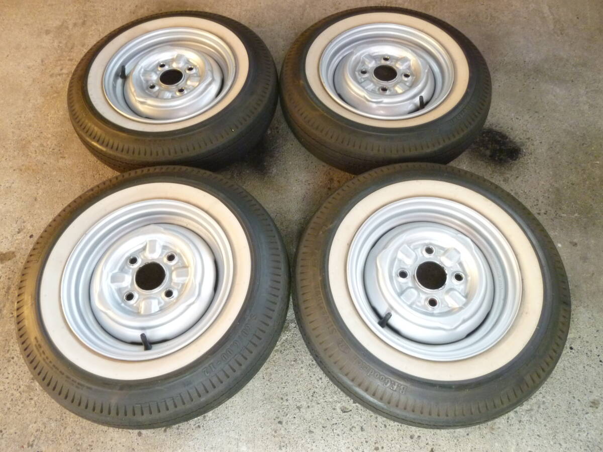 Yahoo!オークション - BFグッドリッチ5.60/6.00-12 ホワイトウォール...