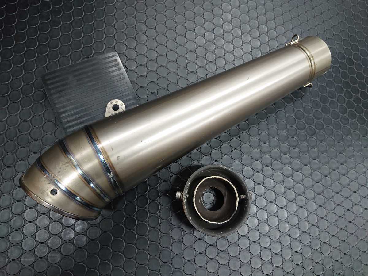 1円 コニカルチタン GP サイレンサー 60.5パイ差込 おそらくナイトロレーシング製 汎用バッフル付 検GPZ/ZRX/ZX-10R/CBR/YZF-R1(マフラー本体（社外）)｜売買され ...