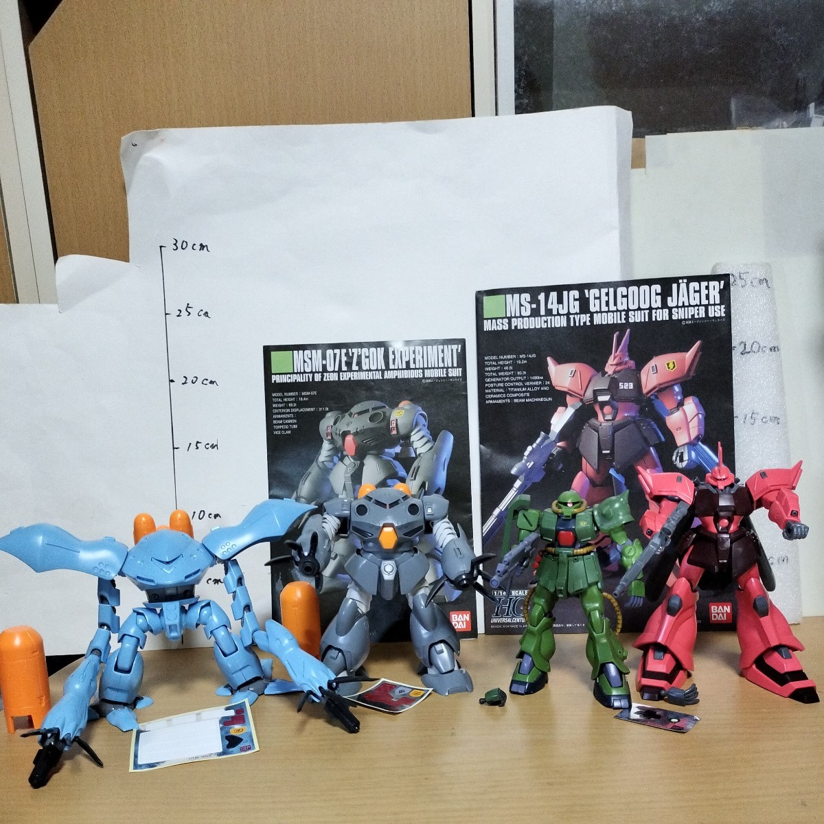 Yahoo!オークション - HGUC 1/144 ハイゴッグ ズゴックE ゲルググJ イ...