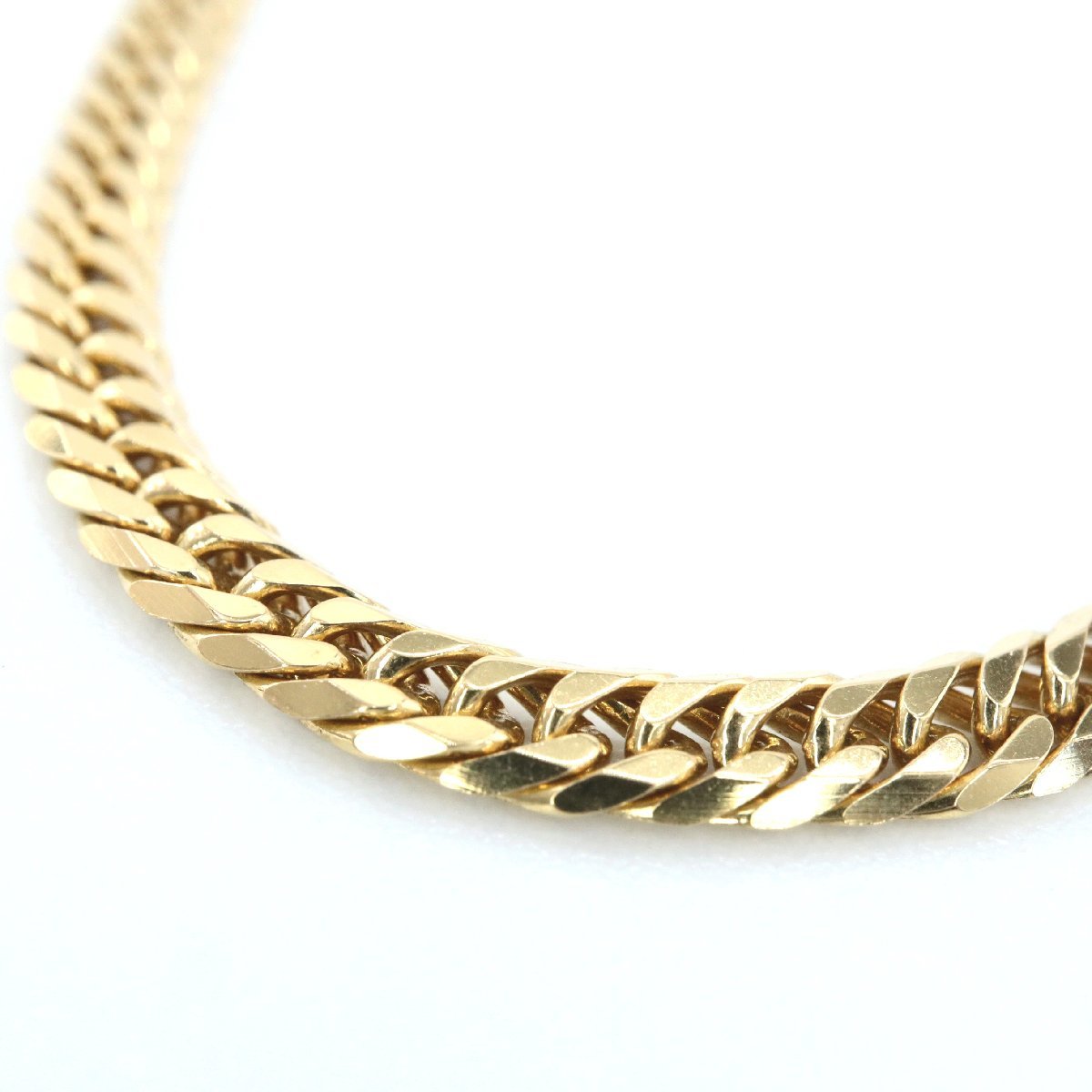 Yahoo!オークション - 【DJ】K18YG 喜平ネックレス 6面ダブル 45cm 10....