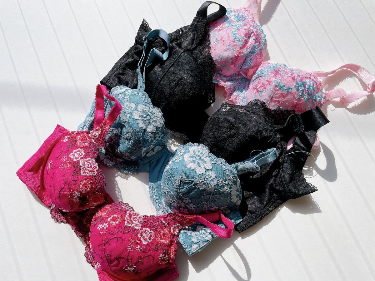 Yahoo!オークション - 【新品福袋】サンプルブラ4枚セットC70 ブラジャ...