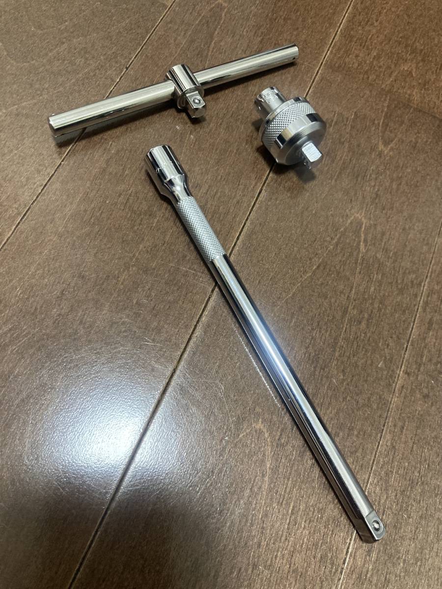 Yahoo!オークション - スナップオン 1/4 6.5mm用T型レンチ3点セット中...