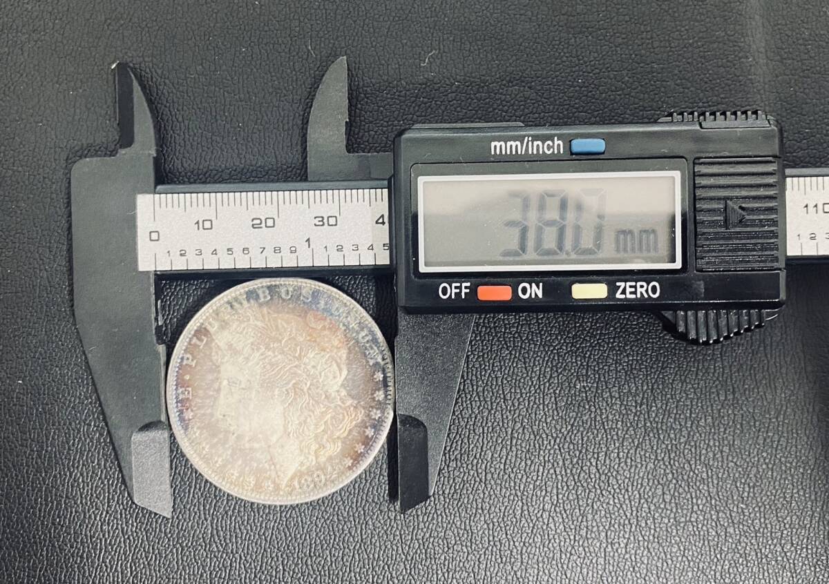 日本代購代標第一品牌【樂淘letao】－Y アメリカ銀貨 1894年 モルガンダラー 1ドル 銀貨 外国銭 古銭 アンティークコイン