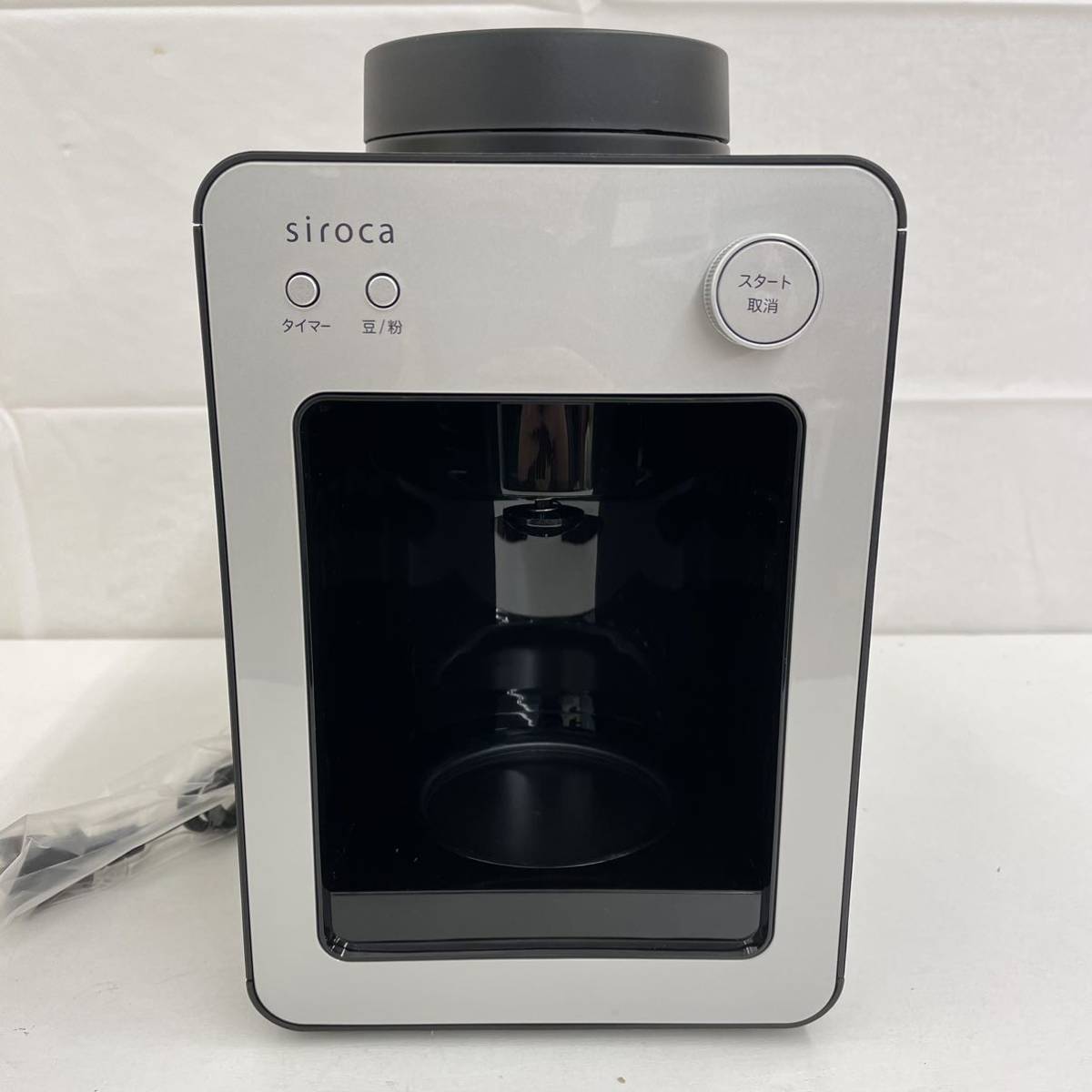 Yahoo!オークション - 埼P 未使用保管品 siroca シロカ 全自動コーヒー...