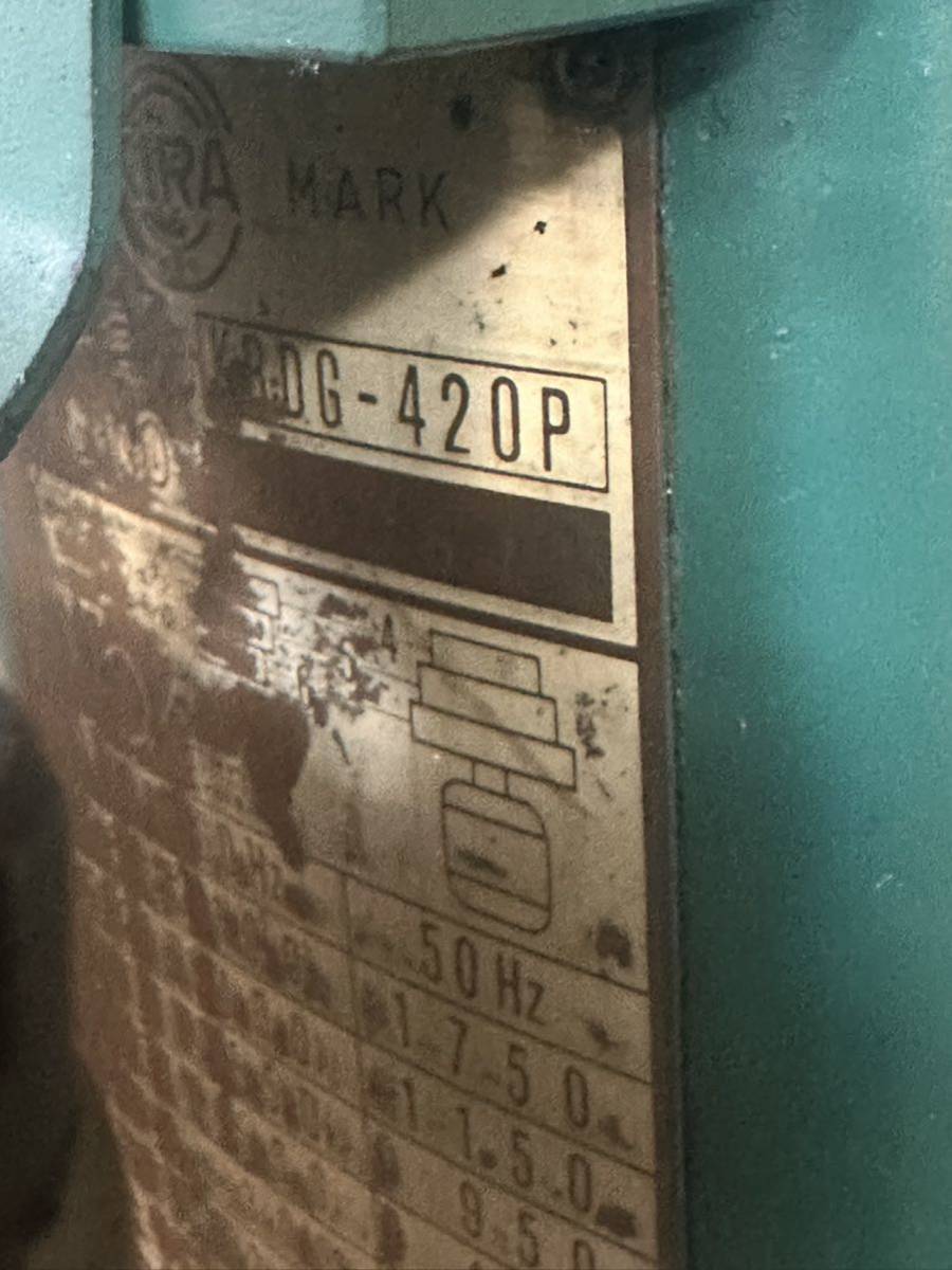 Yahoo!オークション - ⑥ P # KIRA キラ KRDG-420P 卓上ボール盤 200V ...